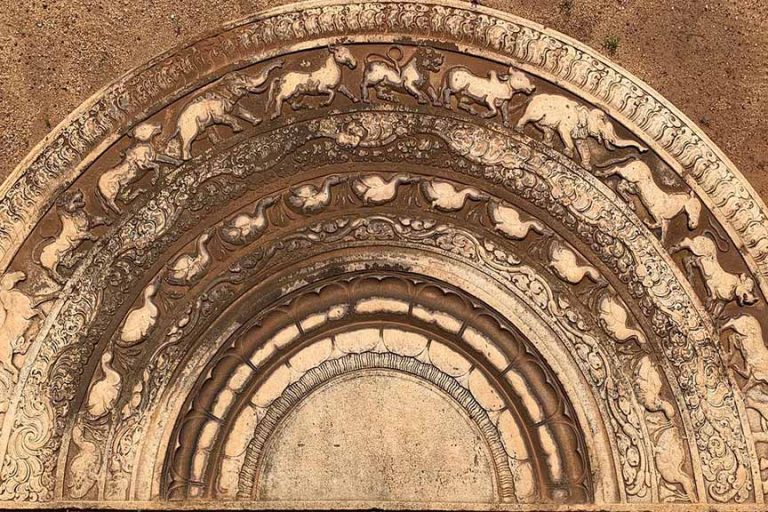 Anuradhapura Sandakada Pahana | Attractions in Sri lanka